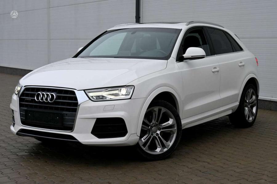 White Audi Q3 2016 in Kretinga, with an engine capacity of 2.00 L and mileage of 139 thousand km for 13999 €, photo 3 on AUTOMOTO.COM.LV