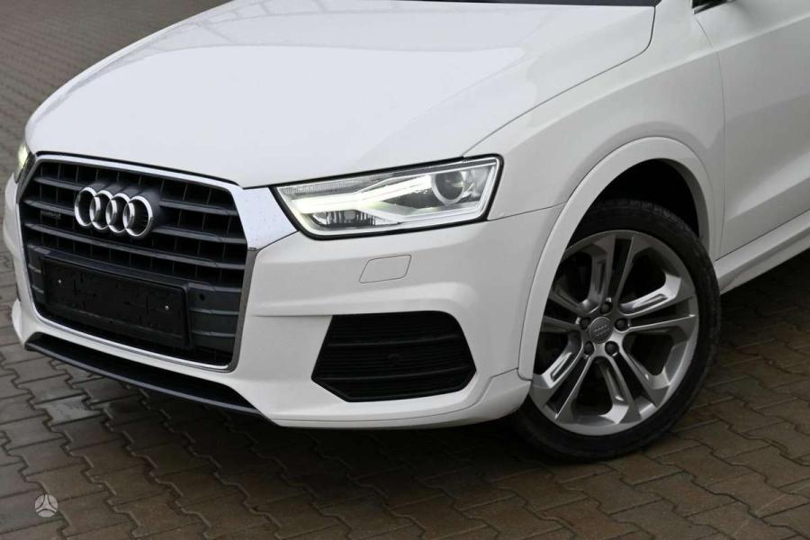 White Audi Q3 2016 in Kretinga, with an engine capacity of 2.00 L and mileage of 139 thousand km for 13999 €, photo 4 on AUTOMOTO.COM.LV