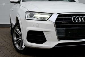White Audi Q3 2016 in Kretinga, with an engine capacity of 2.00 L and mileage of 139 thousand km for 13999 €, photo 7 on AUTOMOTO.COM.LV