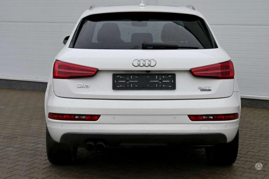 White Audi Q3 2016 in Kretinga, with an engine capacity of 2.00 L and mileage of 139 thousand km for 13999 €, photo 9 on AUTOMOTO.COM.LV