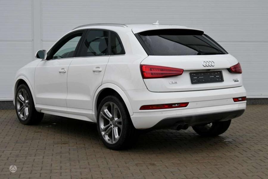 White Audi Q3 2016 in Kretinga, with an engine capacity of 2.00 L and mileage of 139 thousand km for 13999 €, photo 10 on AUTOMOTO.COM.LV