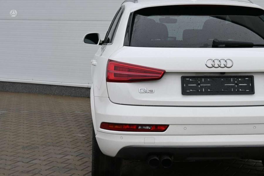 White Audi Q3 2016 in Kretinga, with an engine capacity of 2.00 L and mileage of 139 thousand km for 13999 €, photo 11 on AUTOMOTO.COM.LV