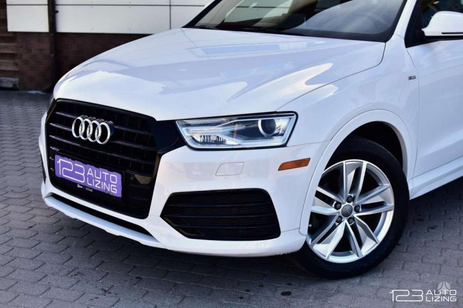 White Audi Q3 2018 in Kretinga, with an engine capacity of 2.00 L and mileage of 80 thousand km for 15900 €, photo 5 on AUTOMOTO.COM.LV