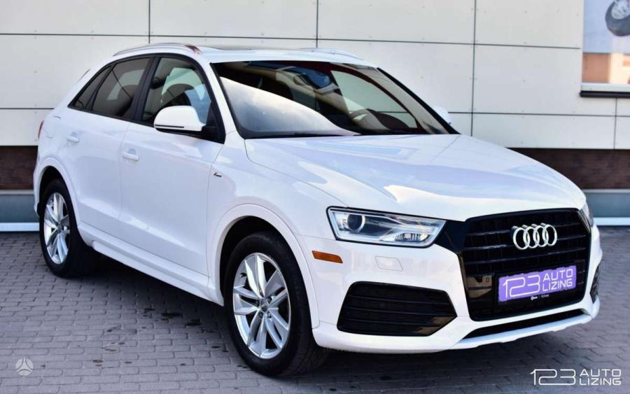 White Audi Q3 2018 in Kretinga, with an engine capacity of 2.00 L and mileage of 80 thousand km for 15900 €, photo 6 on AUTOMOTO.COM.LV