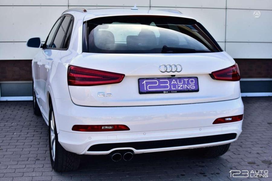 White Audi Q3 2018 in Kretinga, with an engine capacity of 2.00 L and mileage of 80 thousand km for 15900 €, photo 9 on AUTOMOTO.COM.LV