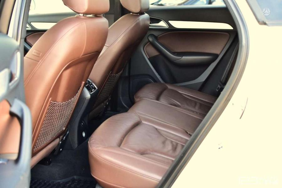 White Audi Q3 2018 in Kretinga, with an engine capacity of 2.00 L and mileage of 80 thousand km for 15900 €, photo 17 on AUTOMOTO.COM.LV