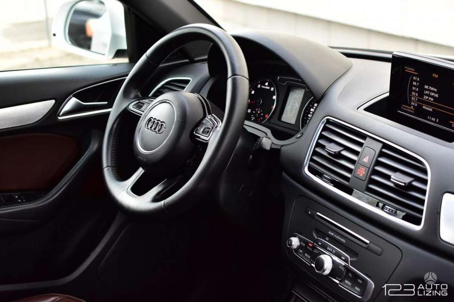 White Audi Q3 2018 in Kretinga, with an engine capacity of 2.00 L and mileage of 80 thousand km for 15900 €, photo 31 on AUTOMOTO.COM.LV