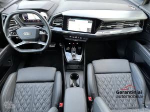 Melns Audi Q4 e-tron 2021 Avižieniai, ar dzinēja tilpumu 82.00 L un nobraukumu 17 tūkst. km par 38250 €, foto 8 vietnē AUTOMOTO.COM.LV