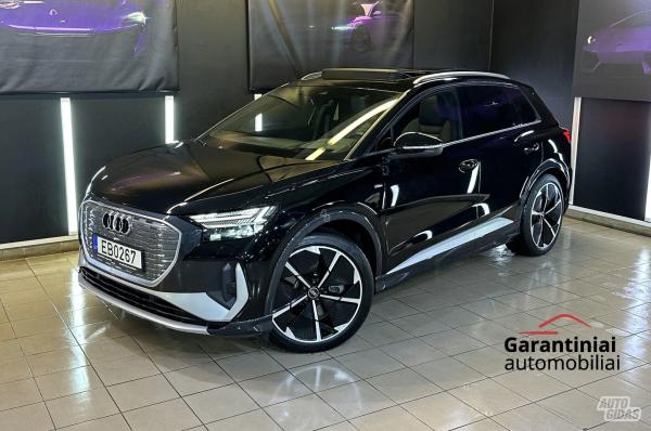 Черный Ауди Q4 e-tron 2021 в Авиженяй, объемом двигателя 82.00 л и пробегом 58 тыс. км за 35750 €, фото 1 на AUTOMOTO.COM.LV