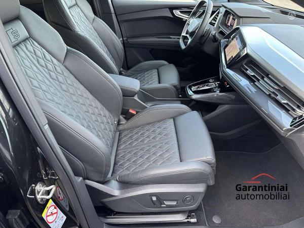 Черный Ауди Q4 e-tron 2021 в Вильнюс, объемом двигателя 0.00 л и пробегом 18 тыс. км за 36550 €, фото 10 на AUTOMOTO.COM.LV