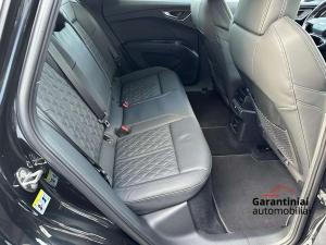 Black Audi Q4 e-tron 2021 in Vilnius, with an engine capacity of 0.00 L and mileage of 18 thousand km for 36550 €, photo 11 on AUTOMOTO.COM.LV