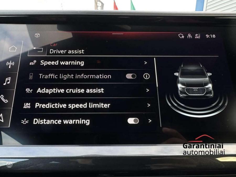 Black Audi Q4 e-tron 2021 in Vilnius, with an engine capacity of 0.00 L and mileage of 18 thousand km for 36550 €, photo 23 on AUTOMOTO.COM.LV