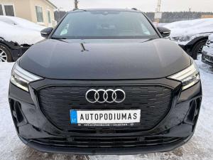 Melns Audi Q4 e-tron 2022 Viļņa, ar dzinēja tilpumu 0.00 L un nobraukumu 117 tūkst. km par 25950 €, foto 3 vietnē AUTOMOTO.COM.LV
