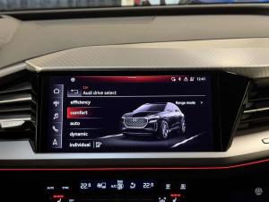 Melns Audi Q4 e-tron 2022 Viļņa, ar dzinēja tilpumu 0.00 L un nobraukumu 48 tūkst. km par 27990 €, foto 25 vietnē AUTOMOTO.COM.LV