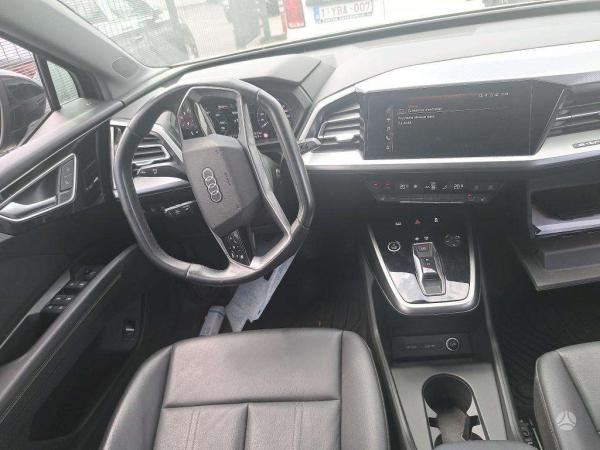 Black Audi Q4 e-tron 2022 in Vilnius, with an engine capacity of 0.00 L and mileage of 177 thousand km for 23700 €, photo 7 on AUTOMOTO.COM.LV