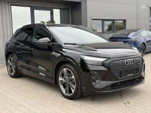 Melns Audi Q4 e-tron 2022 Šauļi, ar dzinēja tilpumu 0.00 L un nobraukumu 85 tūkst. km par 28990 €, foto 3 vietnē AUTOMOTO.COM.LV