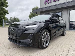 Melns Audi Q4 e-tron 2022 Šauļi, ar dzinēja tilpumu 0.00 L un nobraukumu 85 tūkst. km par 28990 €, foto 5 vietnē AUTOMOTO.COM.LV
