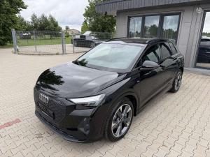 Melns Audi Q4 e-tron 2022 Šauļi, ar dzinēja tilpumu 0.00 L un nobraukumu 85 tūkst. km par 28990 €, foto 6 vietnē AUTOMOTO.COM.LV