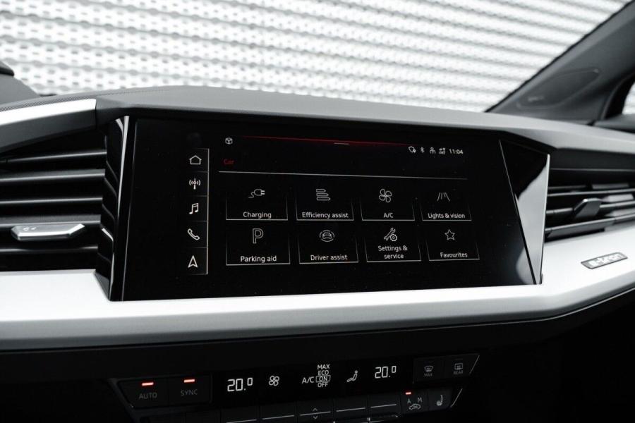 Melns Audi Q4 e-tron 2023 Mārupe, ar dzinēja tilpumu 0.00 L un nobraukumu 98 tūkst. km par 35550 €, foto 17 vietnē AUTOMOTO.COM.LV