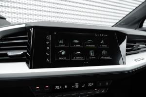 Melns Audi Q4 e-tron 2023 Mārupe, ar dzinēja tilpumu 0.00 L un nobraukumu 98 tūkst. km par 35550 €, foto 21 vietnē AUTOMOTO.COM.LV