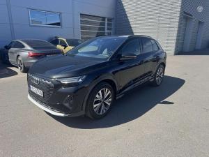 Black Audi Q4 e-tron 2023 in Kaunas, with an engine capacity of 2.50 L and mileage of 59 thousand km for 30500 €, photo  on AUTOMOTO.COM.LV