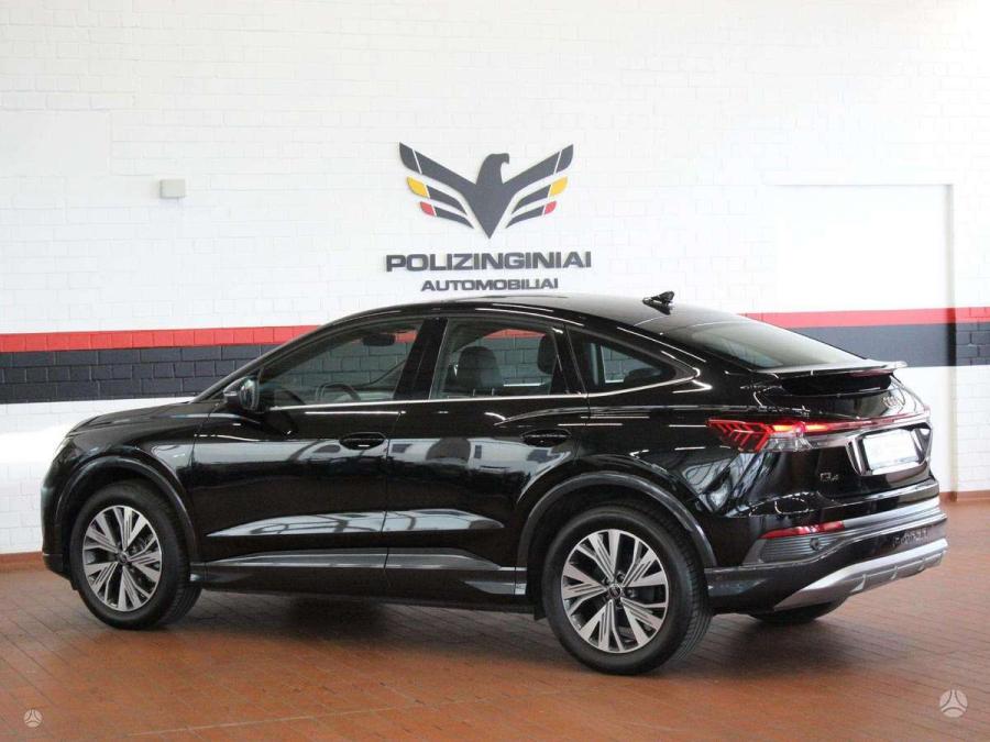 Melns Audi Q4 e-tron 2024 Kauņa, ar dzinēja tilpumu 0.00 L un nobraukumu 5 tūkst. km par 38115 €, foto 5 vietnē AUTOMOTO.COM.LV