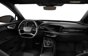 Melns Audi Q4 e-tron 2025 Viļņa, ar dzinēja tilpumu 0.00 L un nobraukumu 6 tūkst. km par 49900 €, foto 3 vietnē AUTOMOTO.COM.LV