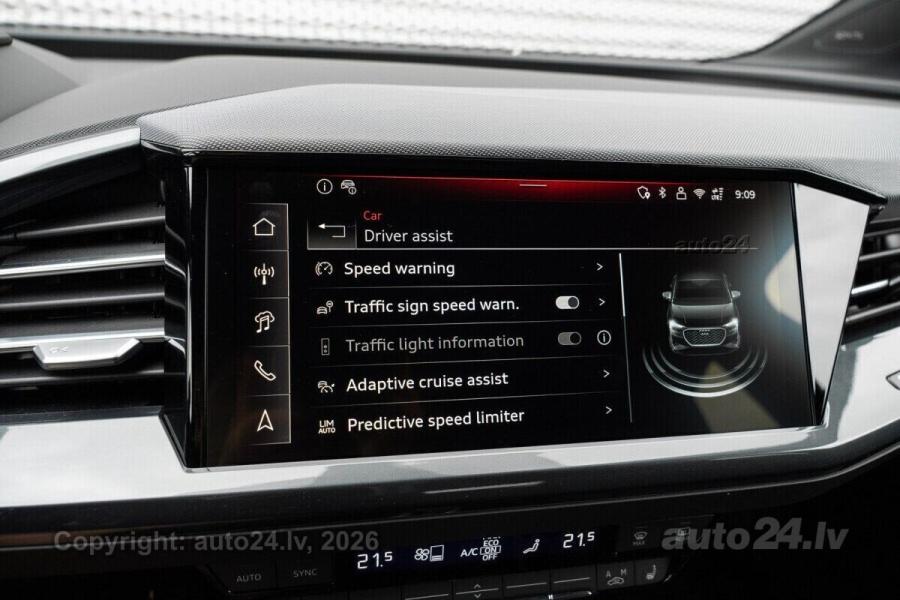 Black Audi Q4 e-tron 2026 in Riga, with an engine capacity of 0.00 L and mileage of 15 thousand km for 69625 €, photo 21 on AUTOMOTO.COM.LV