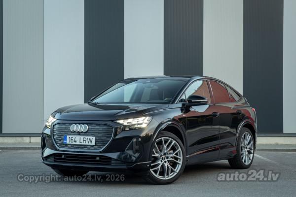 Black Audi Q4 e-tron 2022 in Tallinn, with an engine capacity of 0.00 L and mileage of 82 thousand km for 34500 €, photo 1 on AUTOMOTO.COM.LV