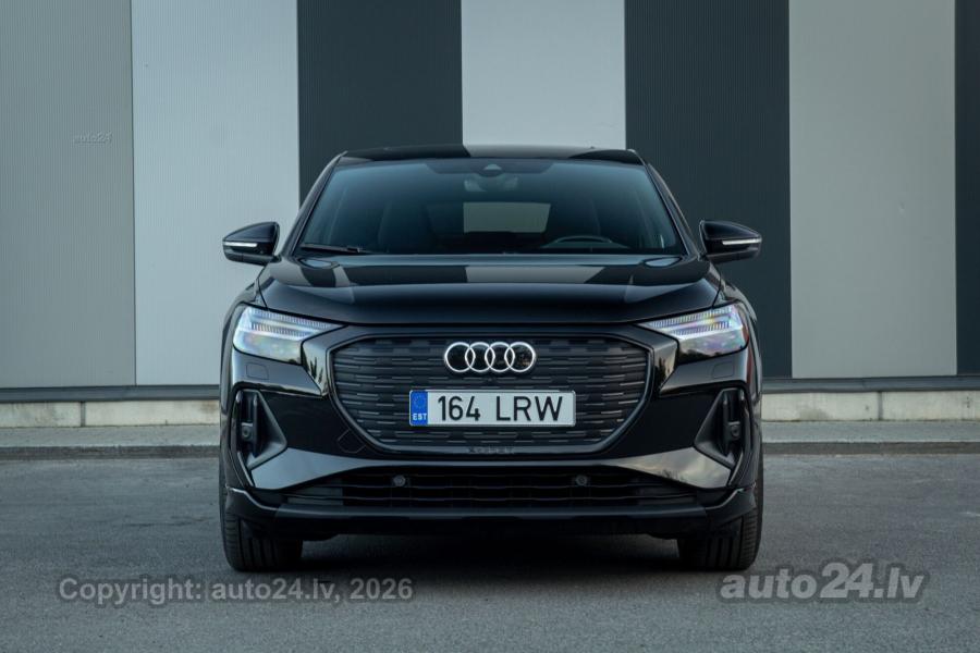 Black Audi Q4 e-tron 2022 in Tallinn, with an engine capacity of 0.00 L and mileage of 82 thousand km for 34500 €, photo 6 on AUTOMOTO.COM.LV