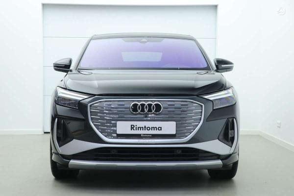 Melns Audi Q4 e-tron 2022 Viļņa, ar dzinēja tilpumu 0.00 L un nobraukumu 80 tūkst. km par 28190 €, foto 6 vietnē AUTOMOTO.COM.LV
