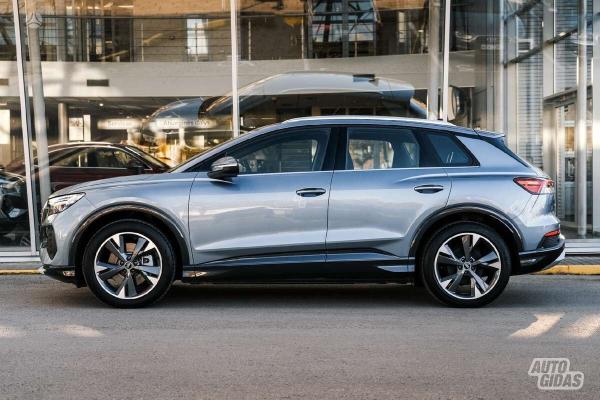 Zils Audi Q4 e-tron 2021 Kauņa, ar dzinēja tilpumu 0.00 L un nobraukumu 67 tūkst. km par 28500 €, foto 4 vietnē AUTOMOTO.COM.LV