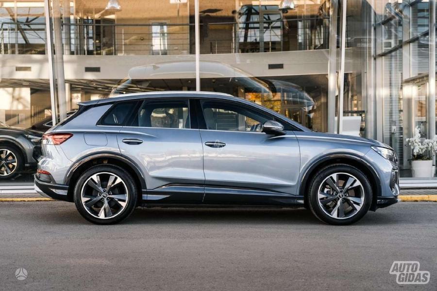 Zils Audi Q4 e-tron 2021 Kauņa, ar dzinēja tilpumu 0.00 L un nobraukumu 67 tūkst. km par 28500 €, foto 9 vietnē AUTOMOTO.COM.LV