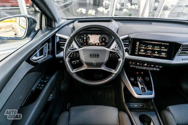 Zils Audi Q4 e-tron 2021 Kauņa, ar dzinēja tilpumu 0.00 L un nobraukumu 67 tūkst. km par 28500 €, foto 10 vietnē AUTOMOTO.COM.LV