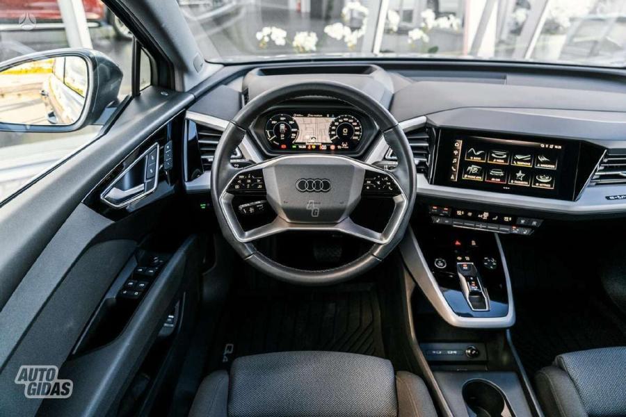 Zils Audi Q4 e-tron 2021 Kauņa, ar dzinēja tilpumu 0.00 L un nobraukumu 67 tūkst. km par 28500 €, foto 11 vietnē AUTOMOTO.COM.LV