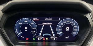 Blue Audi Q4 e-tron 2021 in Kaunas, with an engine capacity of 0.00 L and mileage of 72 thousand km for 23800 €, photo 7 on AUTOMOTO.COM.LV