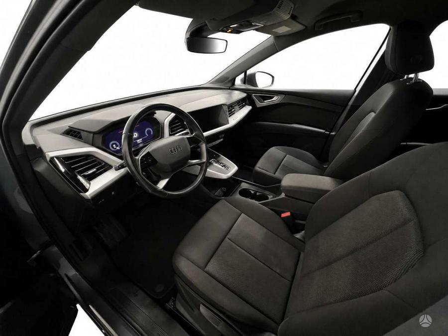 Blue Audi Q4 e-tron 2021 in Kaunas, with an engine capacity of 0.00 L and mileage of 72 thousand km for 23800 €, photo 12 on AUTOMOTO.COM.LV