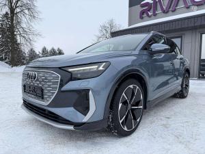 Zils Audi Q4 e-tron 2022 Šauļi, ar dzinēja tilpumu 0.00 L un nobraukumu 71 tūkst. km par 32990 €, foto 5 vietnē AUTOMOTO.COM.LV