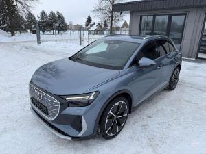 Zils Audi Q4 e-tron 2022 Šauļi, ar dzinēja tilpumu 0.00 L un nobraukumu 71 tūkst. km par 32990 €, foto 6 vietnē AUTOMOTO.COM.LV
