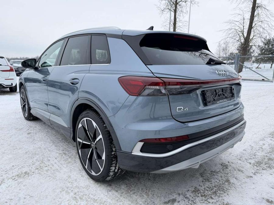 Zils Audi Q4 e-tron 2022 Šauļi, ar dzinēja tilpumu 0.00 L un nobraukumu 71 tūkst. km par 32990 €, foto 8 vietnē AUTOMOTO.COM.LV