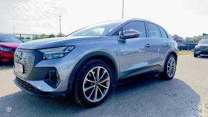 Zils Audi Q4 e-tron 2022 Šauļi, ar dzinēja tilpumu 0.00 L un nobraukumu 70 tūkst. km par 24650 €, foto  vietnē AUTOMOTO.COM.LV