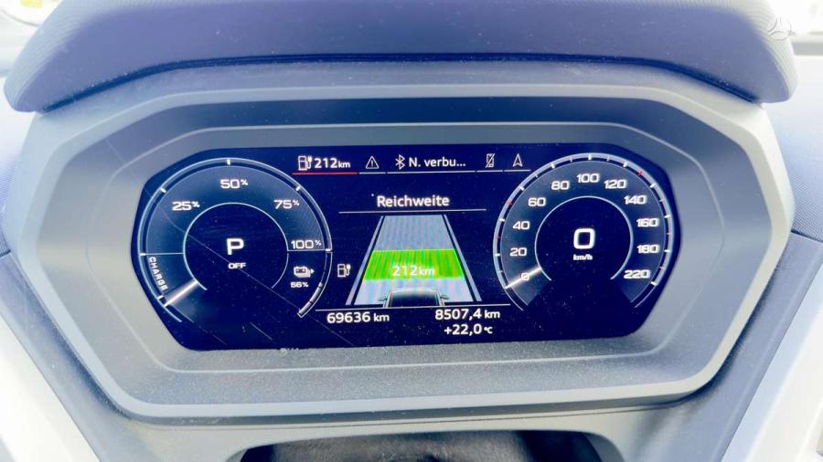 Blue Audi Q4 e-tron 2022 in Siauliai, with an engine capacity of 0.00 L and mileage of 70 thousand km for 24650 €, photo 12 on AUTOMOTO.COM.LV