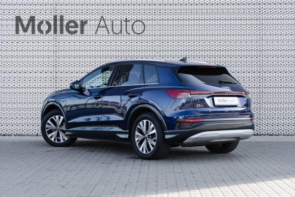 Zils Audi Q4 e-tron 2023 Mārupe, ar dzinēja tilpumu 0.00 L un nobraukumu 58 tūkst. km par 36900 €, foto 4 vietnē AUTOMOTO.COM.LV