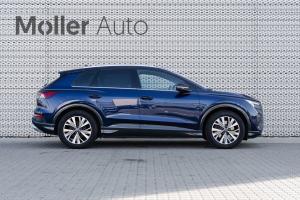 Blue Audi Q4 e-tron 2023 in Marupe, with an engine capacity of 0.00 L and mileage of 58 thousand km for 36900 €, photo 6 on AUTOMOTO.COM.LV
