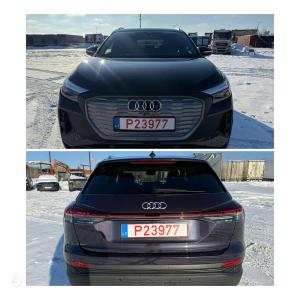 Zils Audi Q4 e-tron 2025 Viļņa, ar dzinēja tilpumu 0.00 L un nobraukumu 9 tūkst. km par 33990 €, foto 8 vietnē AUTOMOTO.COM.LV