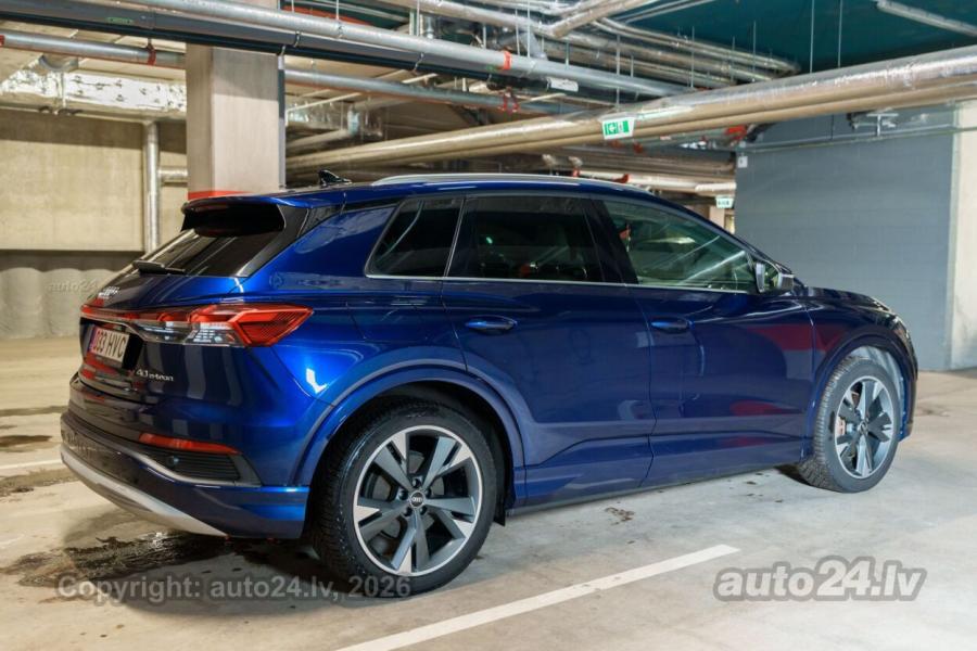Zils Audi Q4 e-tron 2021 Tallina, ar dzinēja tilpumu 0.00 L un nobraukumu 91 tūkst. km par 32000 €, foto 6 vietnē AUTOMOTO.COM.LV