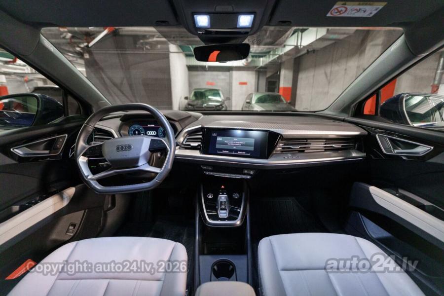 Zils Audi Q4 e-tron 2021 Tallina, ar dzinēja tilpumu 0.00 L un nobraukumu 91 tūkst. km par 32000 €, foto 11 vietnē AUTOMOTO.COM.LV