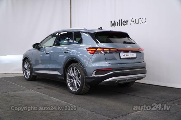 Blue Audi Q4 e-tron 2022 in Tallinn, with an engine capacity of 0.00 L and mileage of 32 thousand km for 38900 €, photo 4 on AUTOMOTO.COM.LV