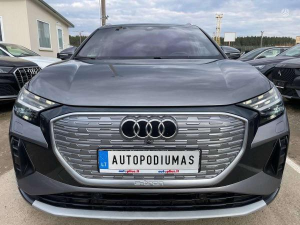 Pelēks Audi Q4 e-tron 2021 Viļņa, ar dzinēja tilpumu 0.00 L un nobraukumu 165 tūkst. km par 20600 €, foto 5 vietnē AUTOMOTO.COM.LV