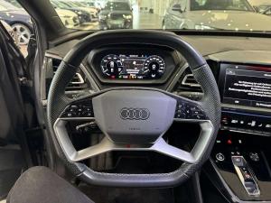 Grey Audi Q4 e-tron 2022 in Vilnius, with an engine capacity of 0.00 L and mileage of 98 thousand km for 30989 €, photo 15 on AUTOMOTO.COM.LV